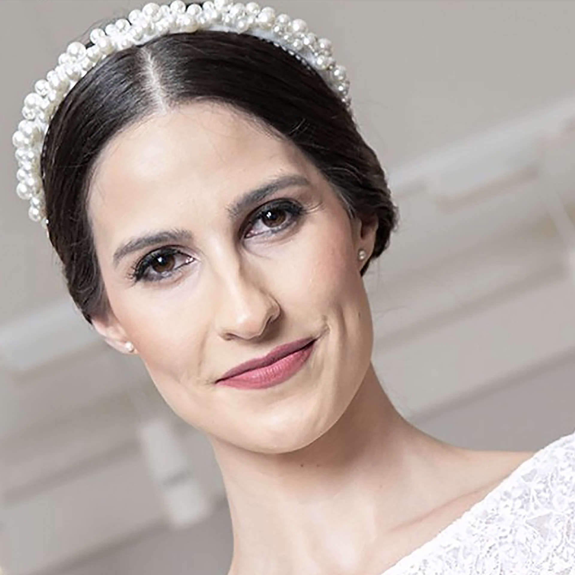 Diadema Bridal Modelo Cora Airun Tocados Artesanales